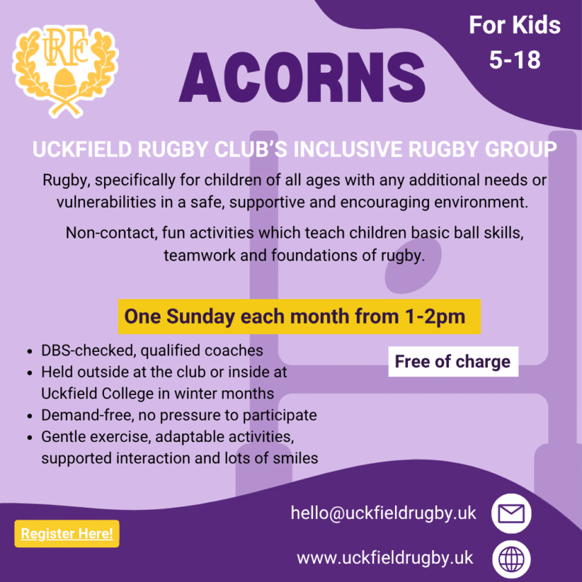 Acorns – Uckfield Rugby Club