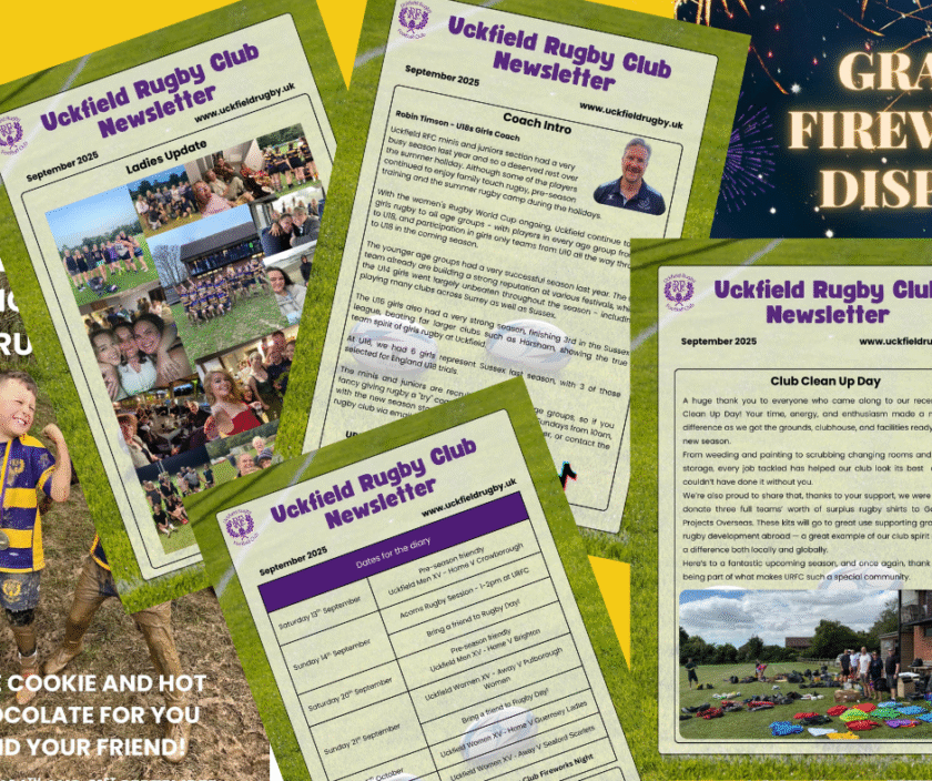 Uckfield Rugby Club September Newsletter – Uckfield Rugby Club